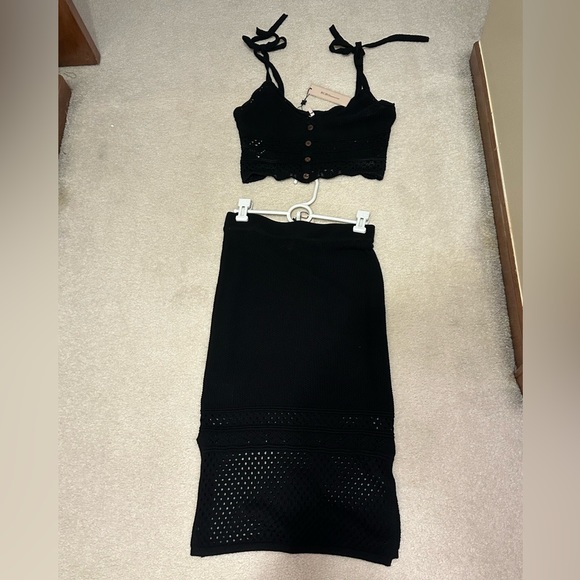 BCBGeneration | Dresses | Bcbg Knit Mesh 2 Piece Set | Poshmark